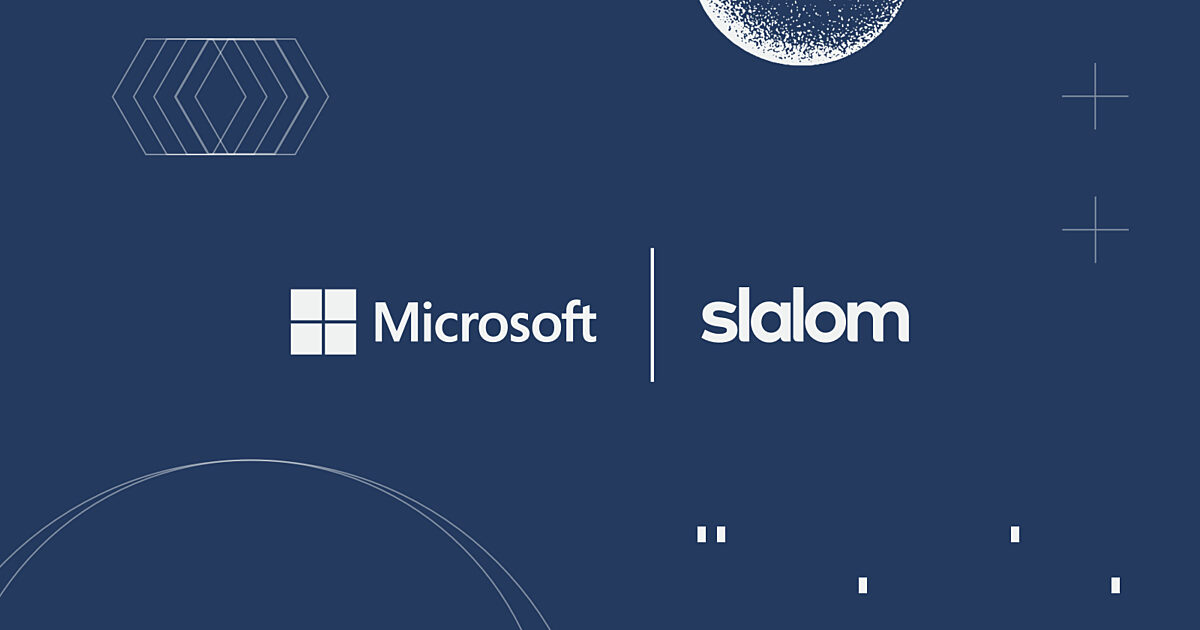 Slalom Build Intelligent Products For Manufacturing With Microsoft